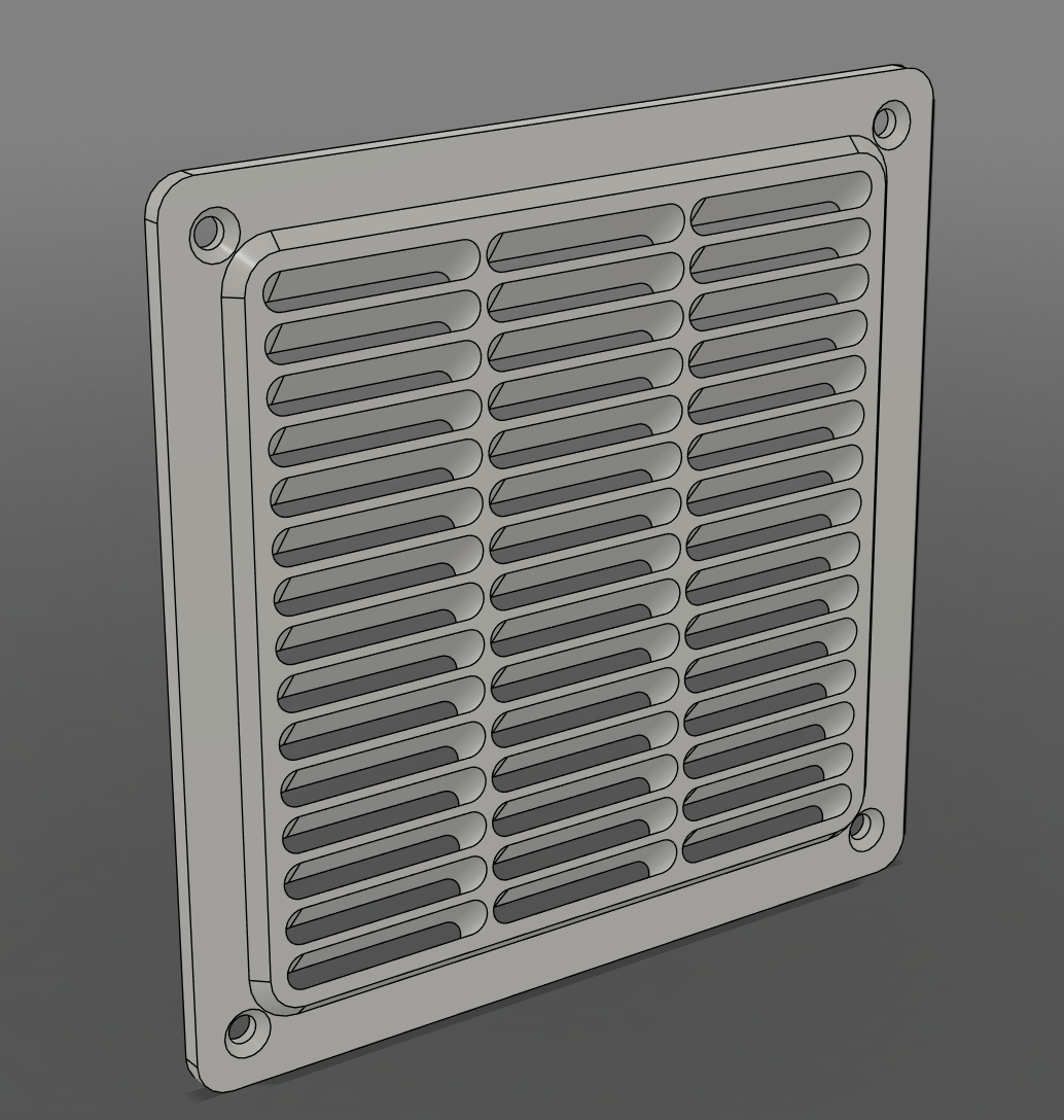 120mm fan cover directional air flow by Stephen Hall | Download free ...
