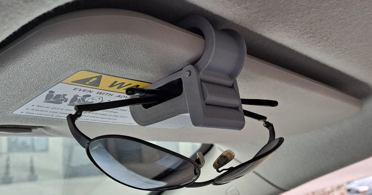 Car visor latch by BTuck | Download free STL model | Printables.com