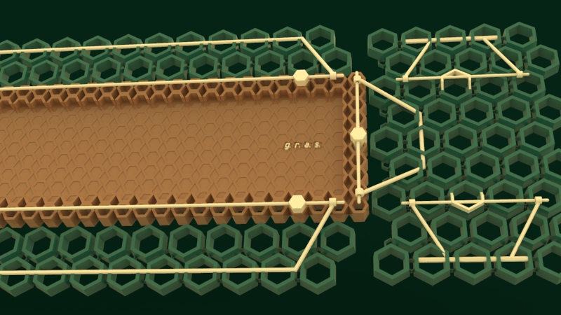 Hex Foldable Sitting Mat and Table by Anna S-R | Download free STL ...