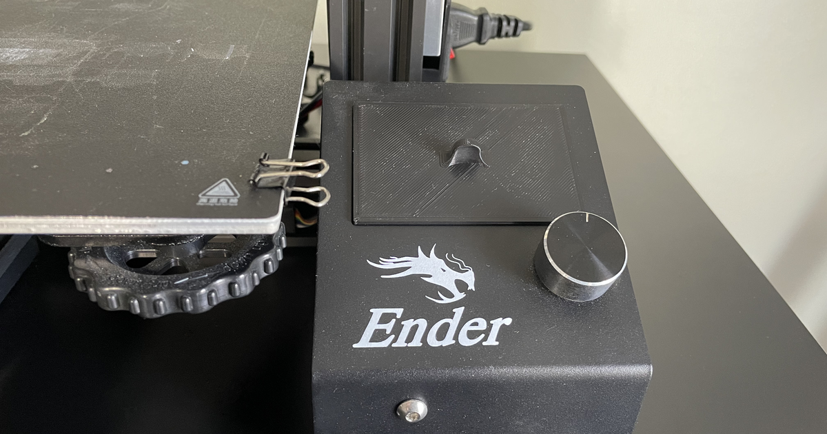 Ender 3 Screen Cover by Wynn G | Download free STL model | Printables.com