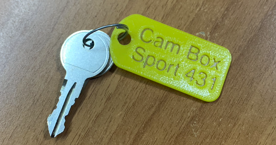 Key Tag / Ring Keychain by M3D | Download free STL model | Printables.com