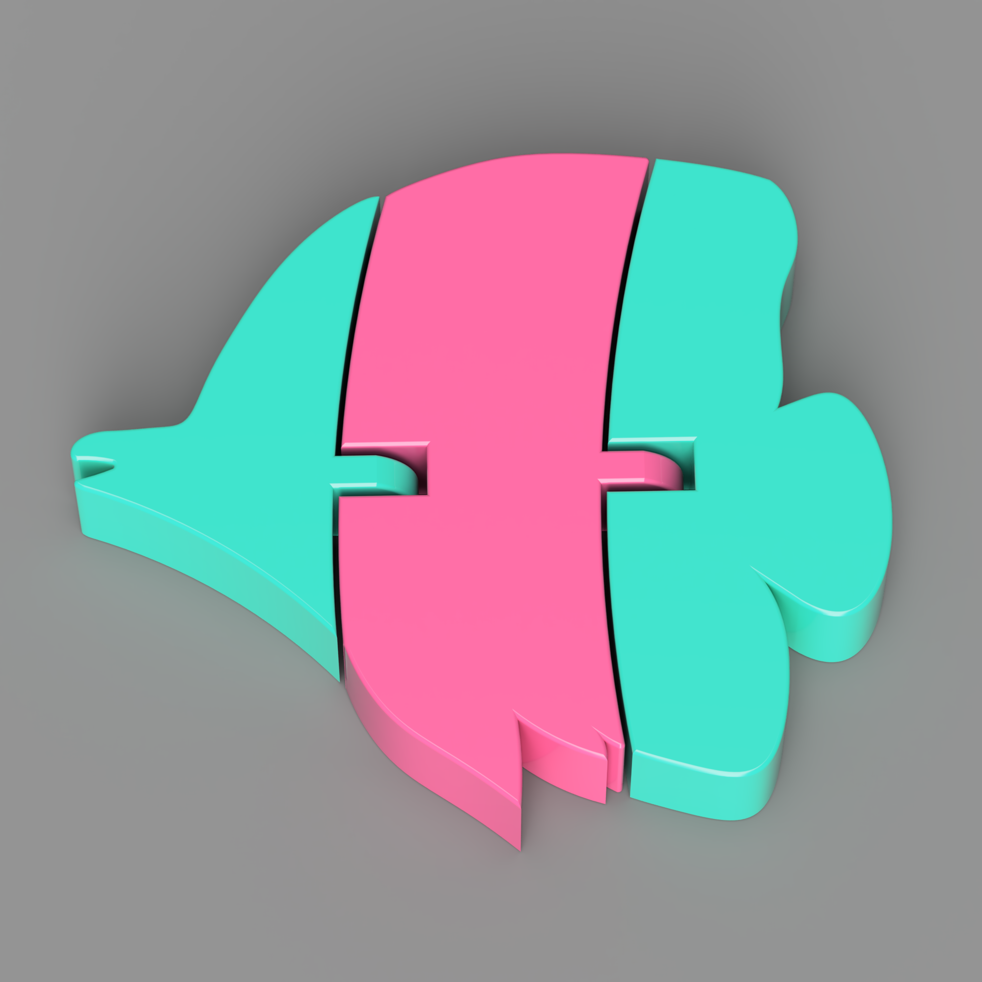 Articulated Tropical Fish by Form 3D | Download free STL model ...