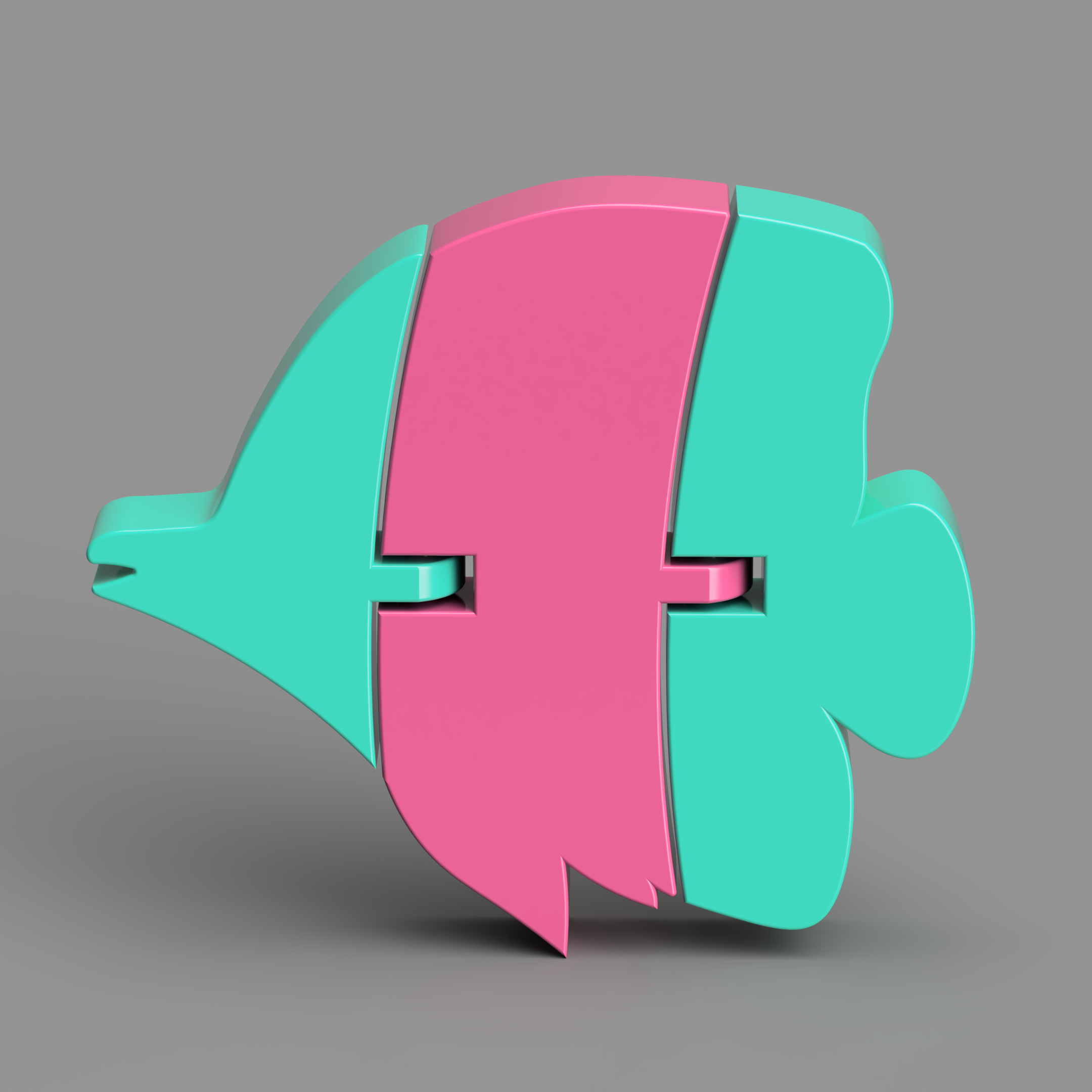 Articulated Tropical Fish by Form 3D | Download free STL model ...