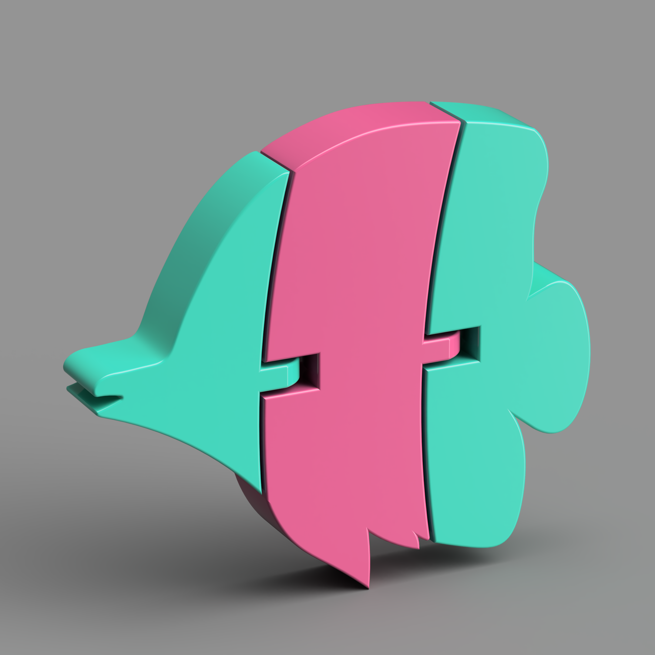 Articulated Tropical Fish by Form 3D | Download free STL model ...