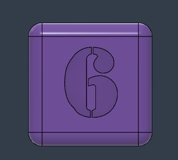 Dé 6 faces by Sined78 | Download free STL model | Printables.com