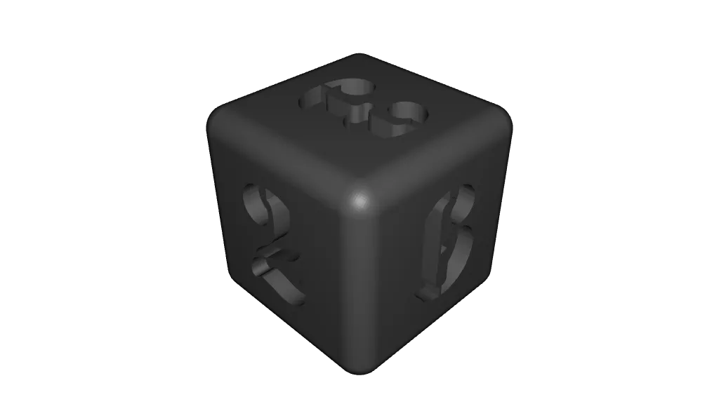 Dé 6 faces by Sined78 | Download free STL model | Printables.com