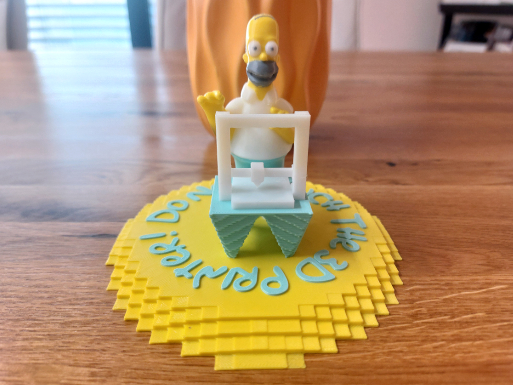 Homer Simpson - Do Not Touch My 3D Printer !!! by EngGraph | Download ...