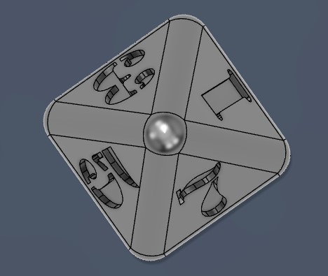 Dé 8 faces by Sined78 | Download free STL model | Printables.com