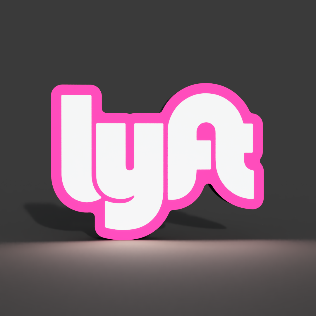 Lyft Lightbox LED Lamp by braga3dprint | Printables Store