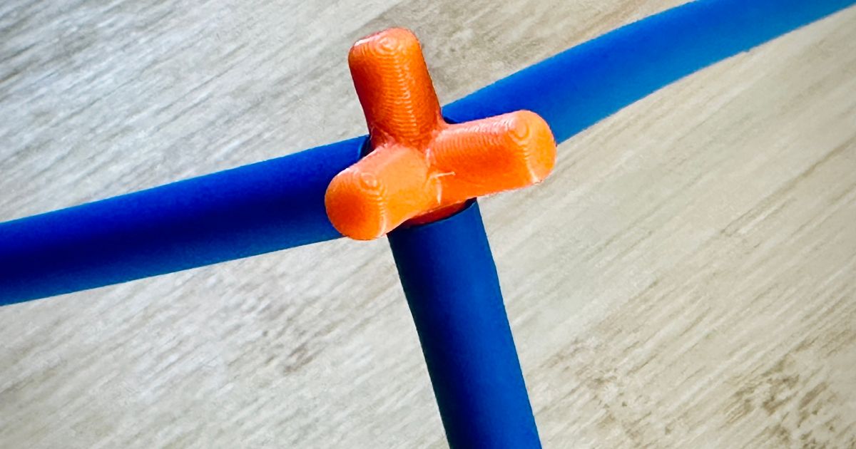 Various Connectors for Straw Construction Set by vidision | Download ...