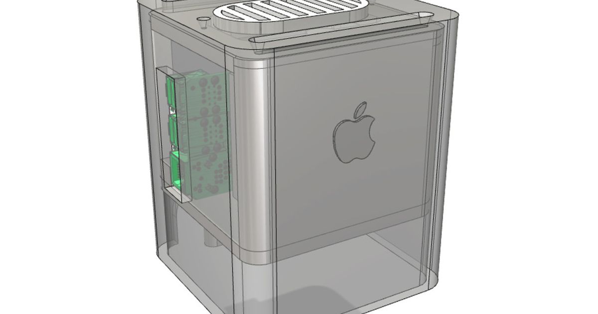 MacPi G4 Cube by RNLauritsen | Download free STL model | Printables.com
