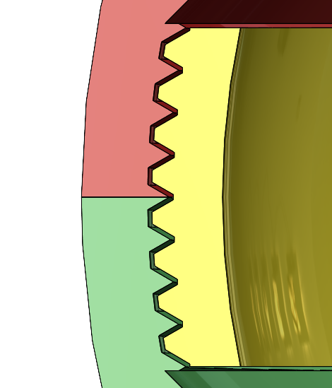 Sphere with Spherical Thread Coupling by m_IDEX | Download free STL ...