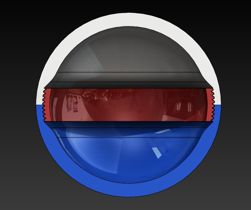 Sphere with Spherical Thread Coupling by m_IDEX | Download free STL ...