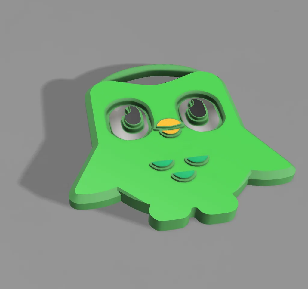 Duolingo Owl Bead by HyperFixationStudios | Download free STL model ...
