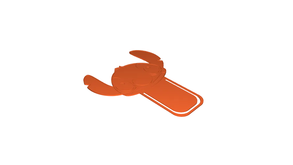 Stitch Bookmark by Milowshek | Download free STL model | Printables.com