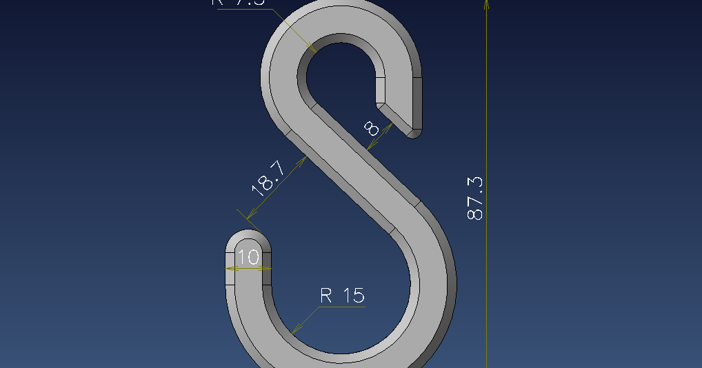 Simple hook by Carrier | Download free STL model | Printables.com
