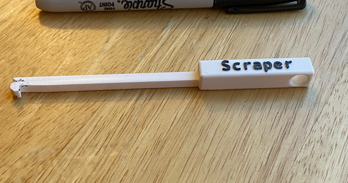 print nozzle scraper by David Wiley 44 | Download free STL model ...