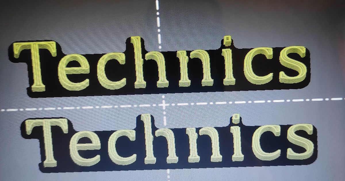 Logo Technics by TomasH | Download free STL model | Printables.com