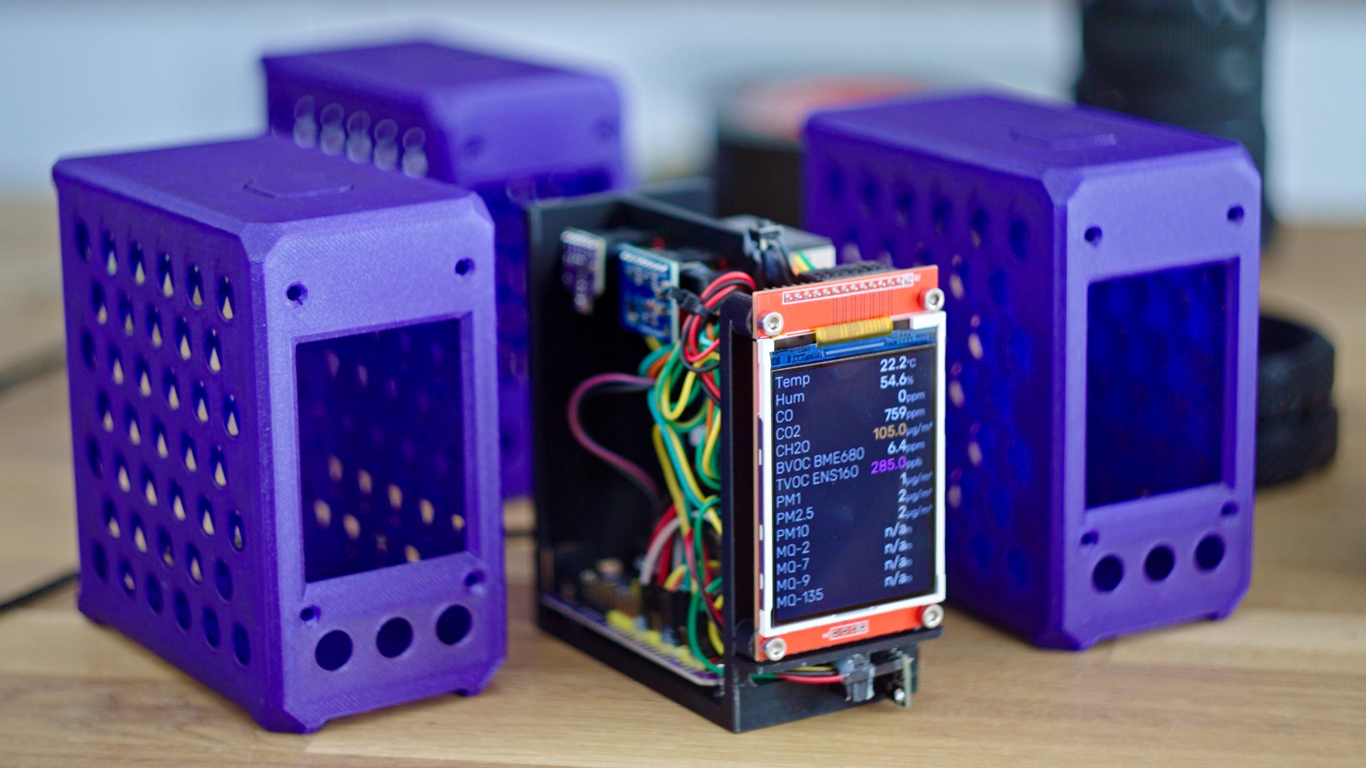 3D Printer Emissions Sensor Array por Tom | Descargar modelo STL gratuito | Printables.com