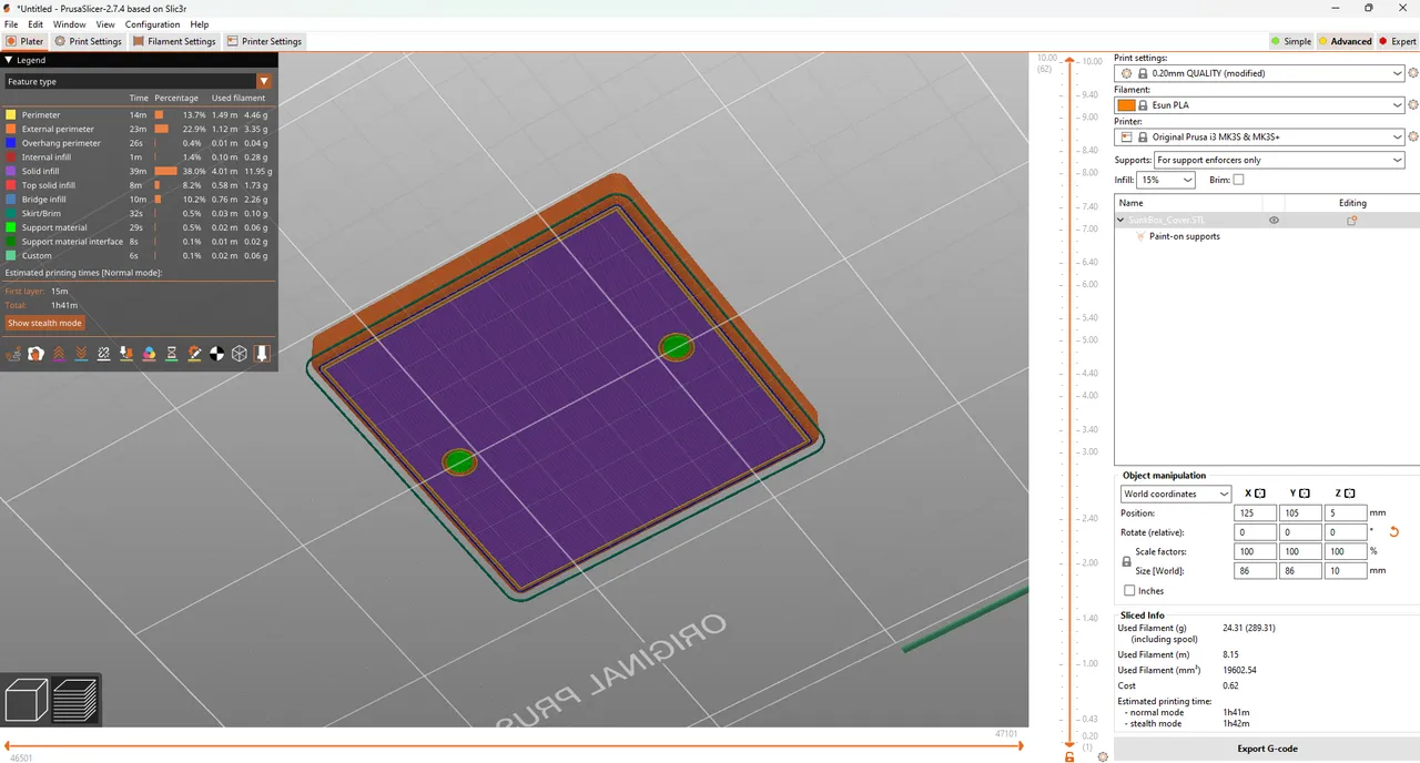 Sunk Box Cover by Isuru Pushpanath | Download free STL model ...