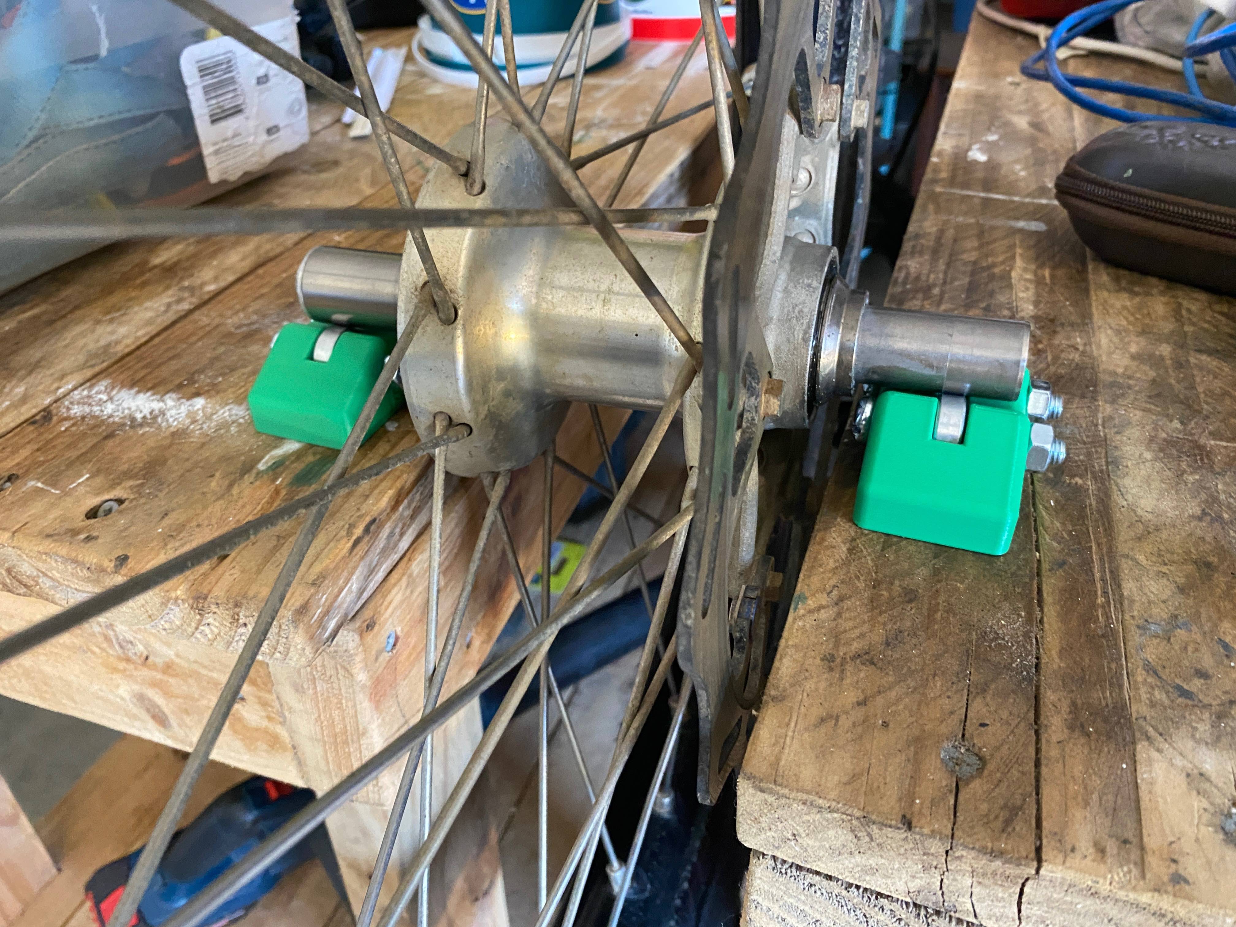 Motorcycle Wheel Balancing Cradles by Stephen J | Download free STL ...