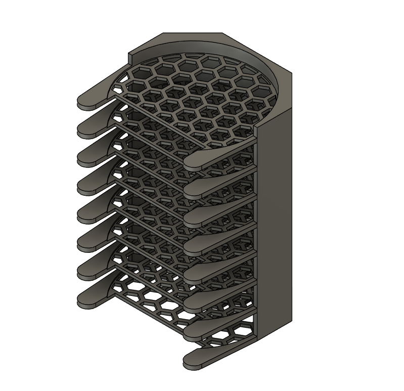Petri dish rack by Sebastian | Download free STL model | Printables.com