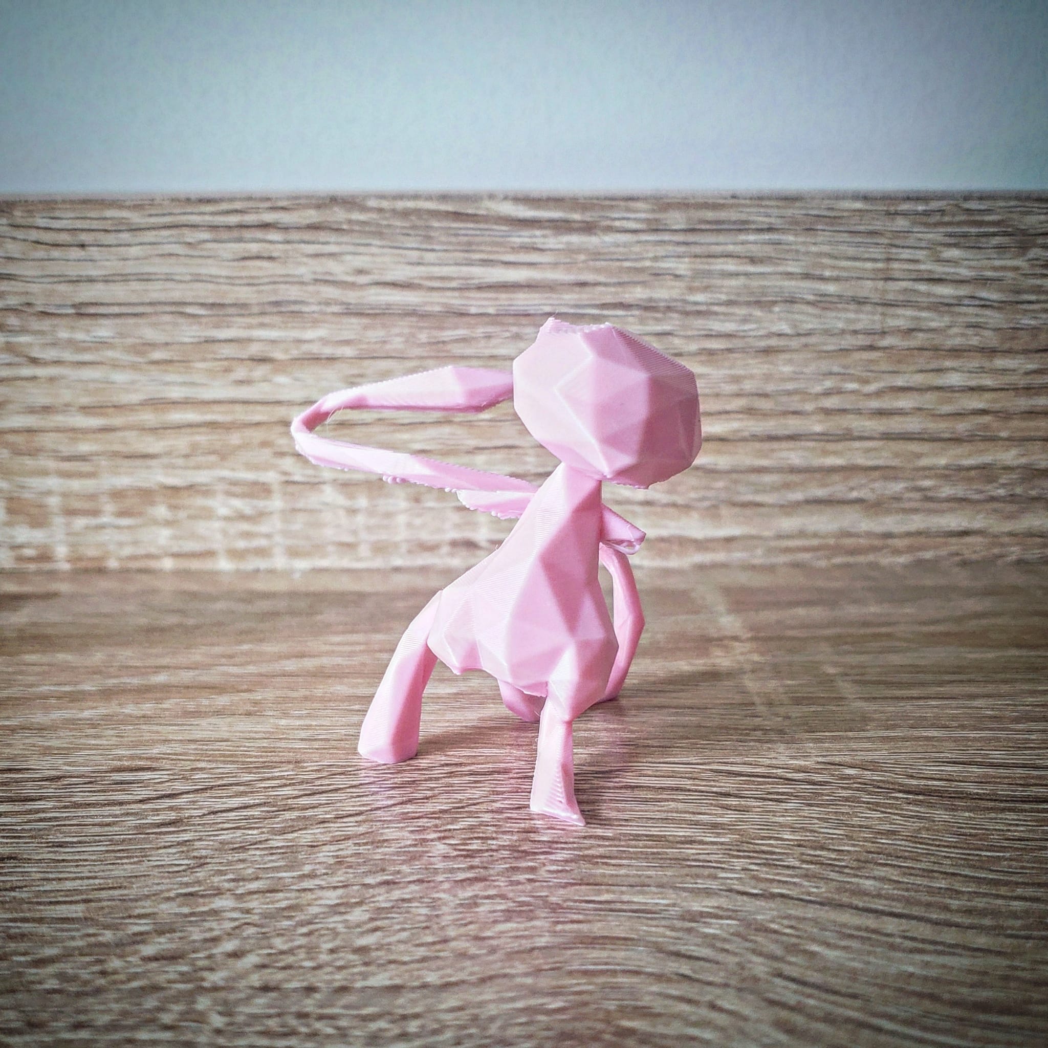 Mew - low poly (pokemon) by Jefflynn | Download free STL model ...