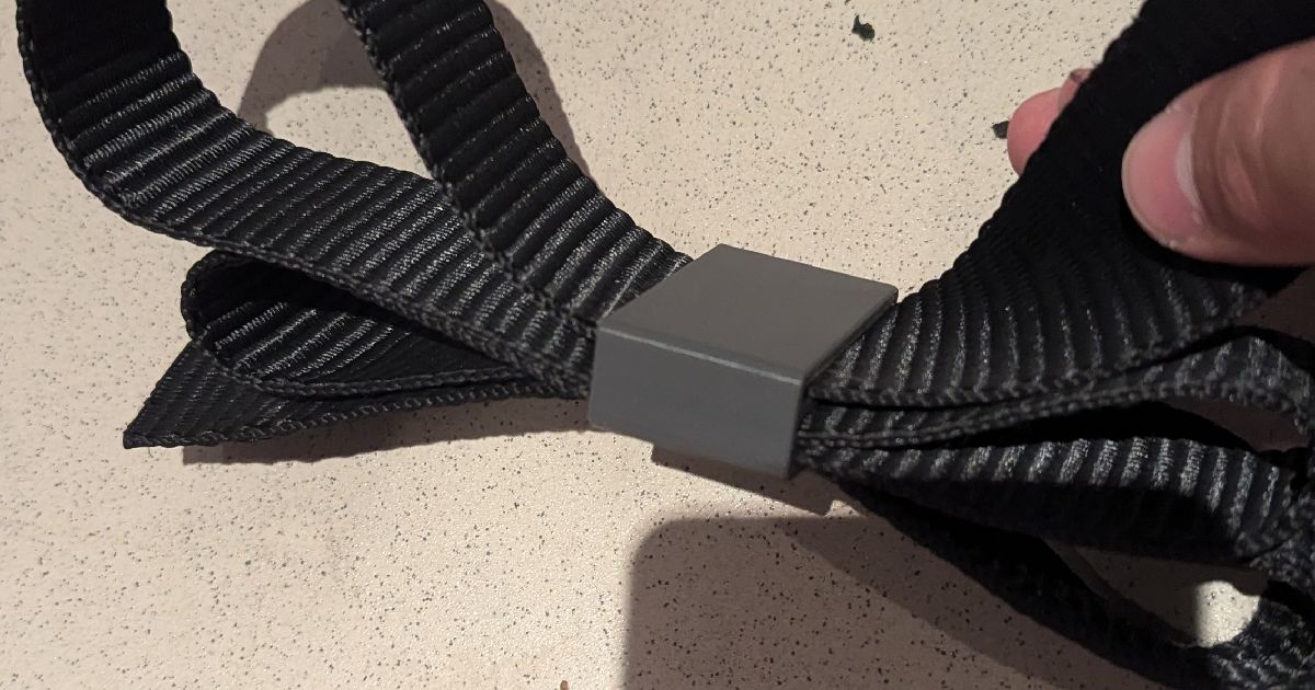 Excess Strap holder 40mm by Eroz | Download free STL model | Printables.com