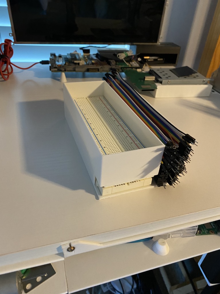 Breadboard Holder by Technocat | Download free STL model | Printables.com