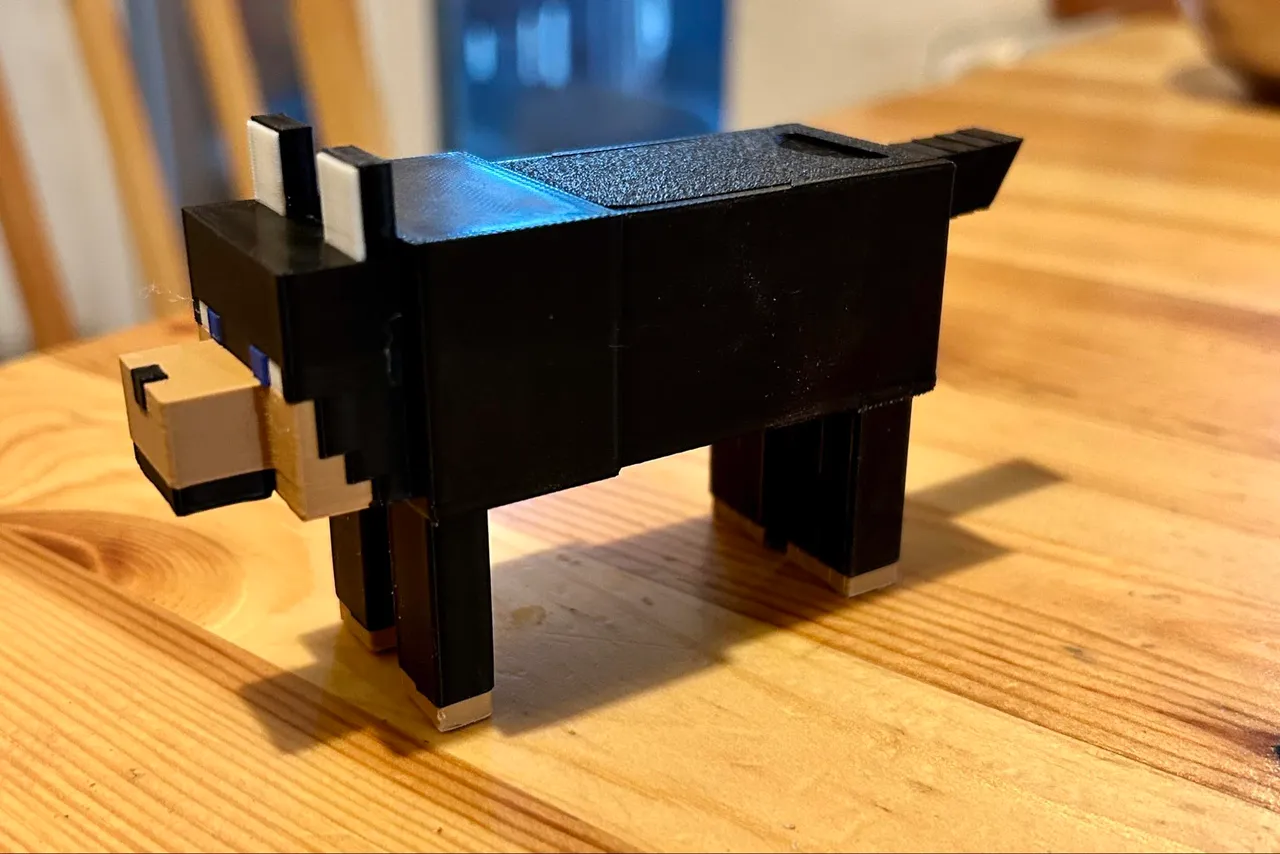Minecraft Wolf pencil sharpener by Arnold | Download free STL model ...