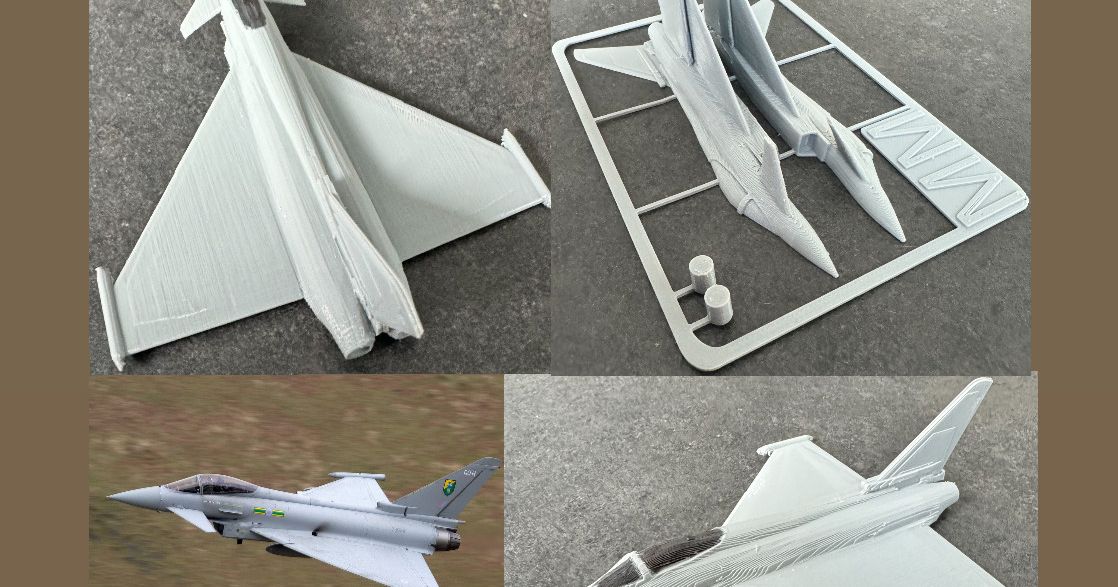 Eurofighter Typhoon kit card by MM | Download free STL model ...