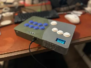 3D Printable Hitbox Controller by micahcerrone | Download free STL ...