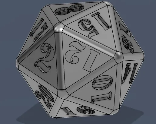 Dé 20 faces by Sined78 | Download free STL model | Printables.com