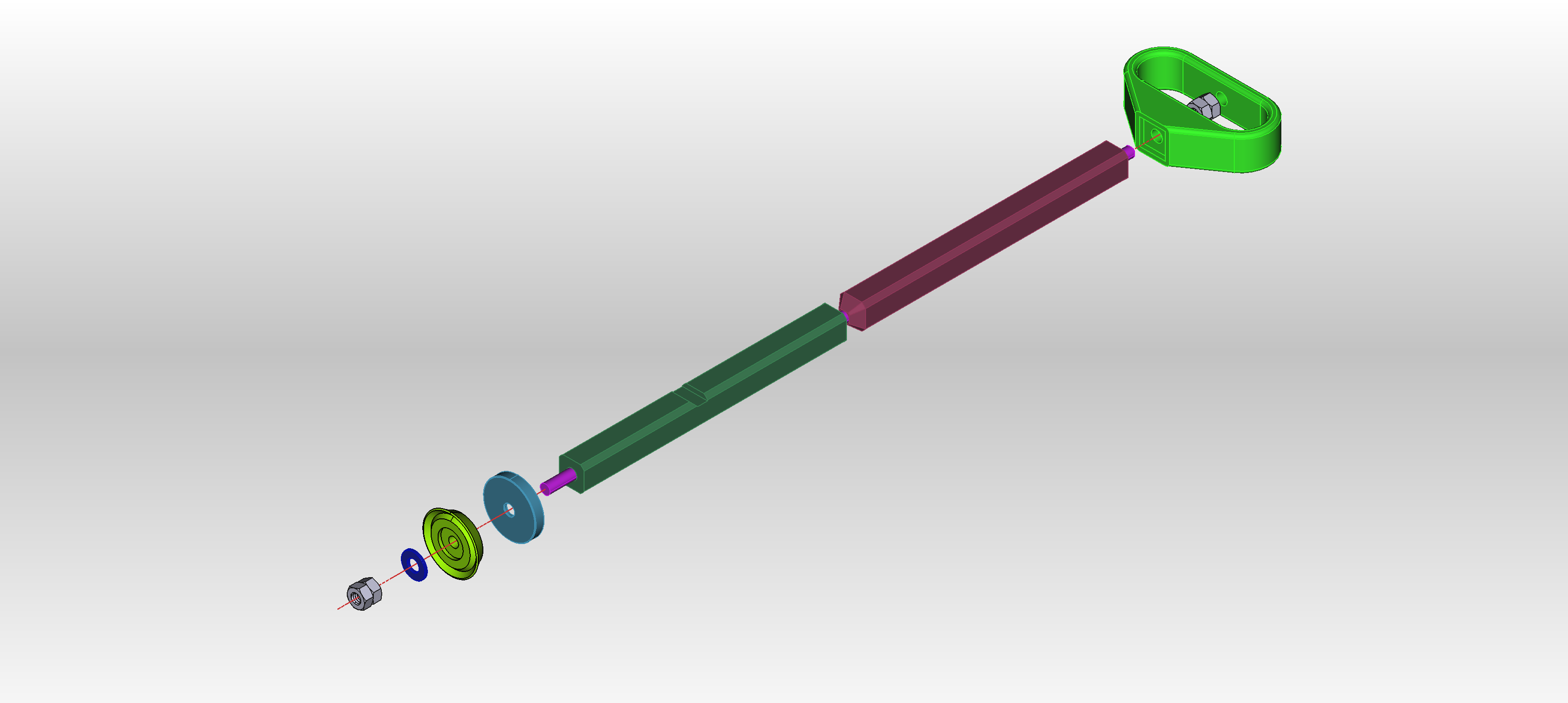 Rainbow 2 Part Plunger Rod by TangerinePoet | Download free STL model ...