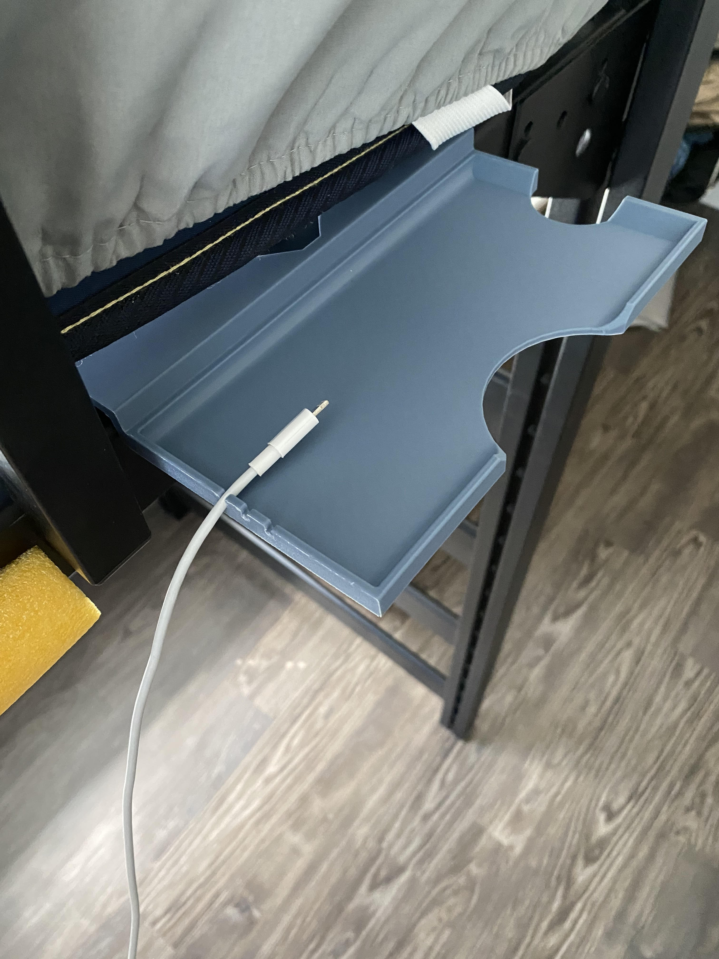 Bedside Phone Holder for Lofted Beds (+ Cord Holder) by Kevin Hess ...