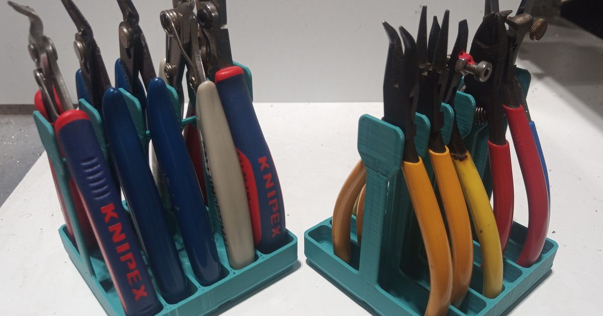 Gridfinity Nippers Pliers Strippers Rack 2x2 by Toby N. | Download free STL model | Printables.com