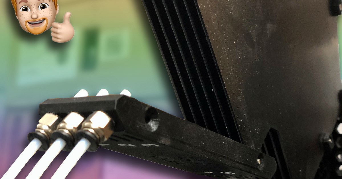 Prusa Buffer Filament feed with EZ Load Prusa Buffer (combination remix ...