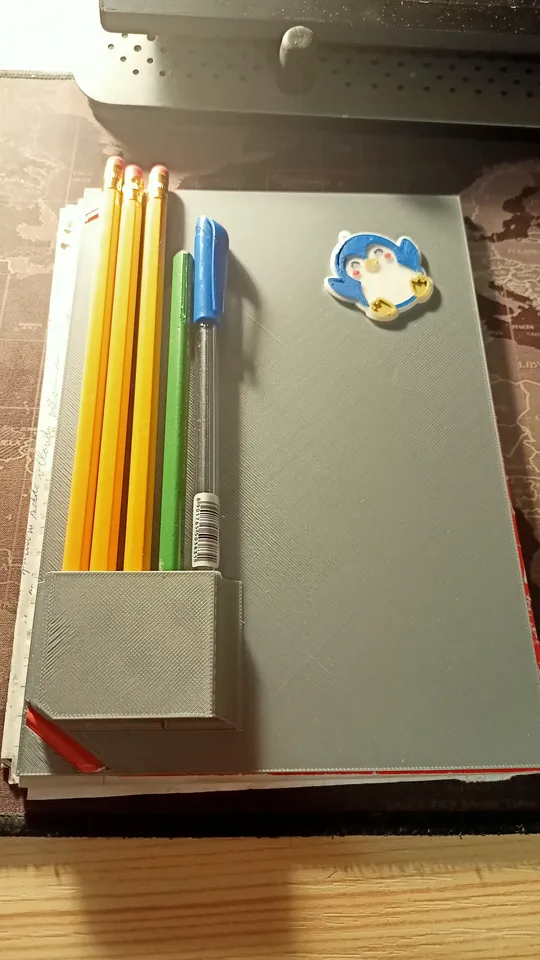 notebook cover with pencil holder by Mateo | Download free STL model ...
