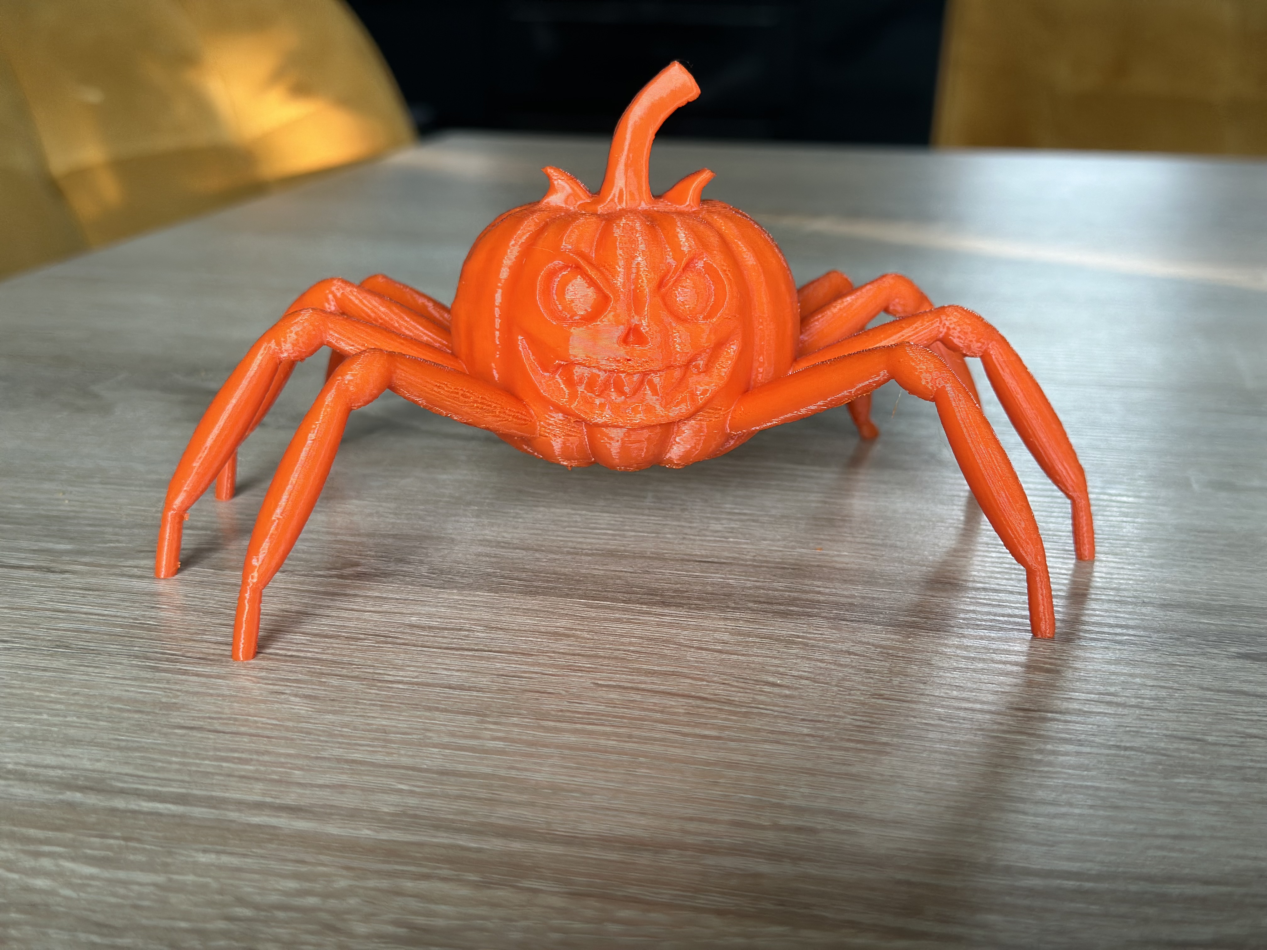 Halloween pumpkin spider by kisik20 | Download free STL model ...
