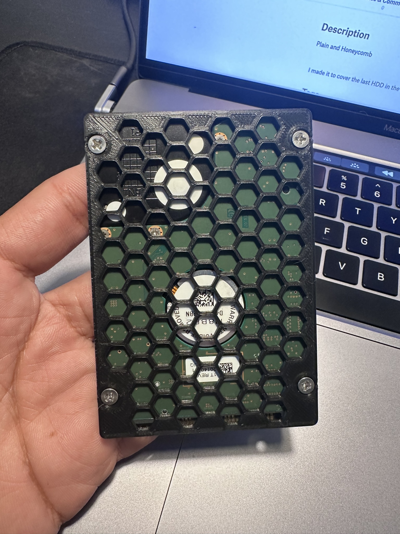 2.5" Hard Drive HDD Plate Cover por Fitangano | Descargar modelo STL ...