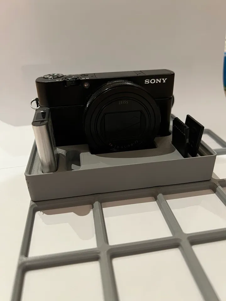 Gridfinity Sony RX100VII holder by Magnus996 | Download free STL model ...