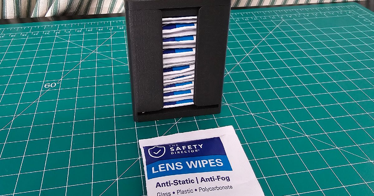 Lens Wipes Holder by Jackson Martin | Download free STL model ...