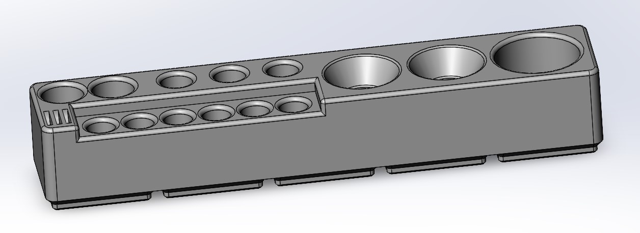 Gridfinity Reloading Tool Holder Block for Short Action Customs ...