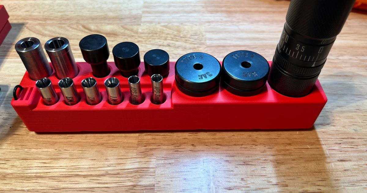 Gridfinity Reloading Tool Holder Block for Short Action Customs ...