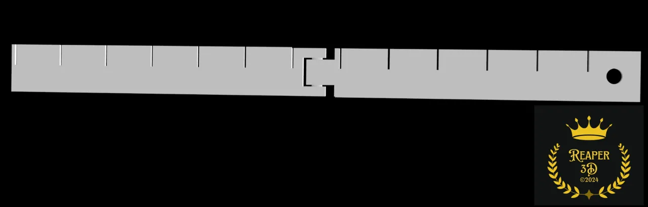 Foldable Ruler V1.2 by Exodus | Download free STL model | Printables.com