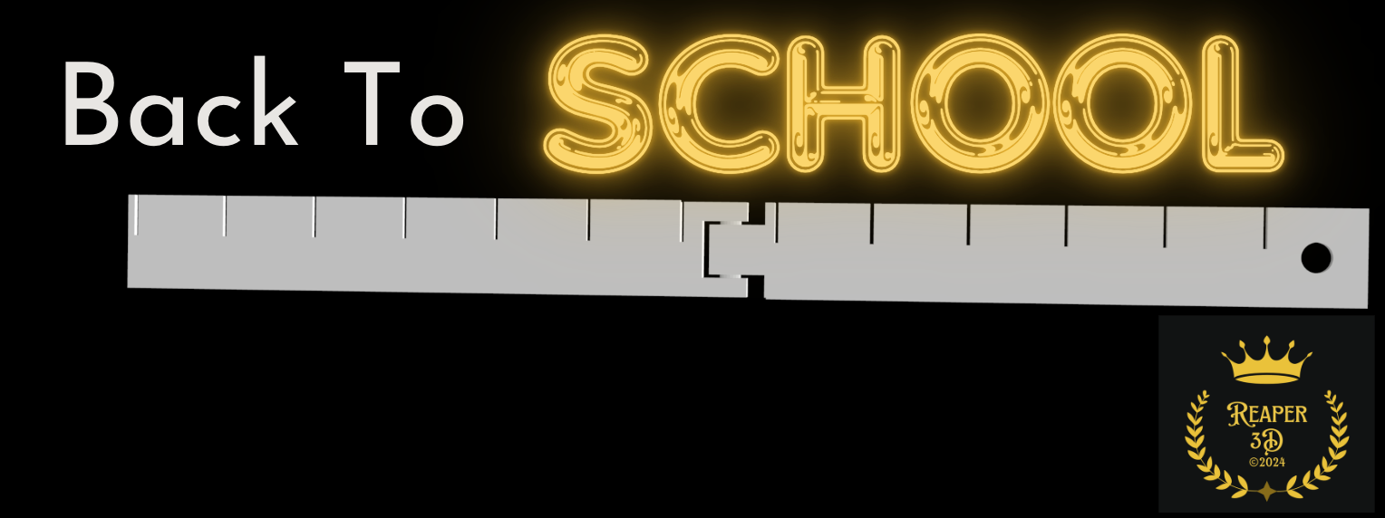 Foldable Ruler V1.2 by Reaper3D | Download free STL model | Printables.com