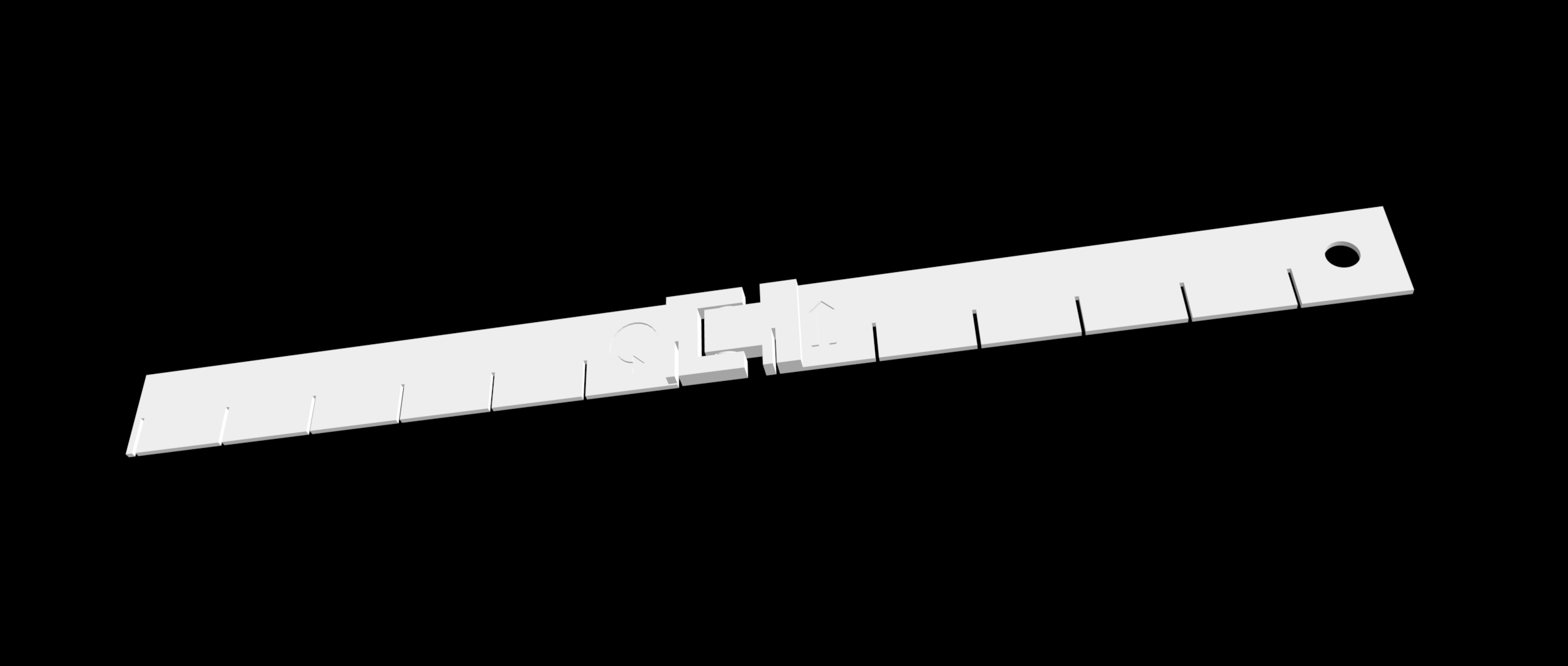 Foldable Ruler V1.2 by Reaper3D | Download free STL model | Printables.com