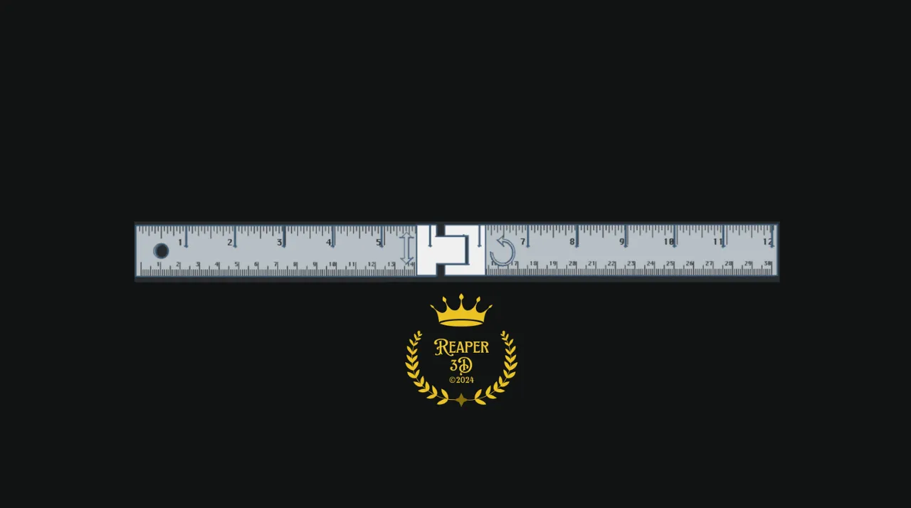 Foldable Ruler V1.2 by Exodus | Download free STL model | Printables.com