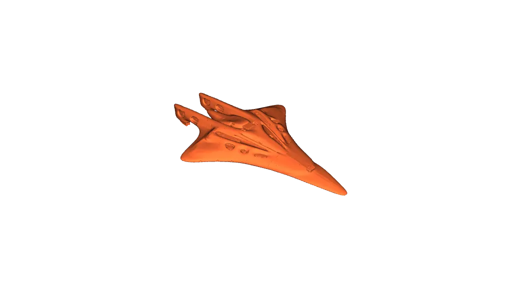 Wraith Cruiser from Stargate by Martin | Download free STL model ...