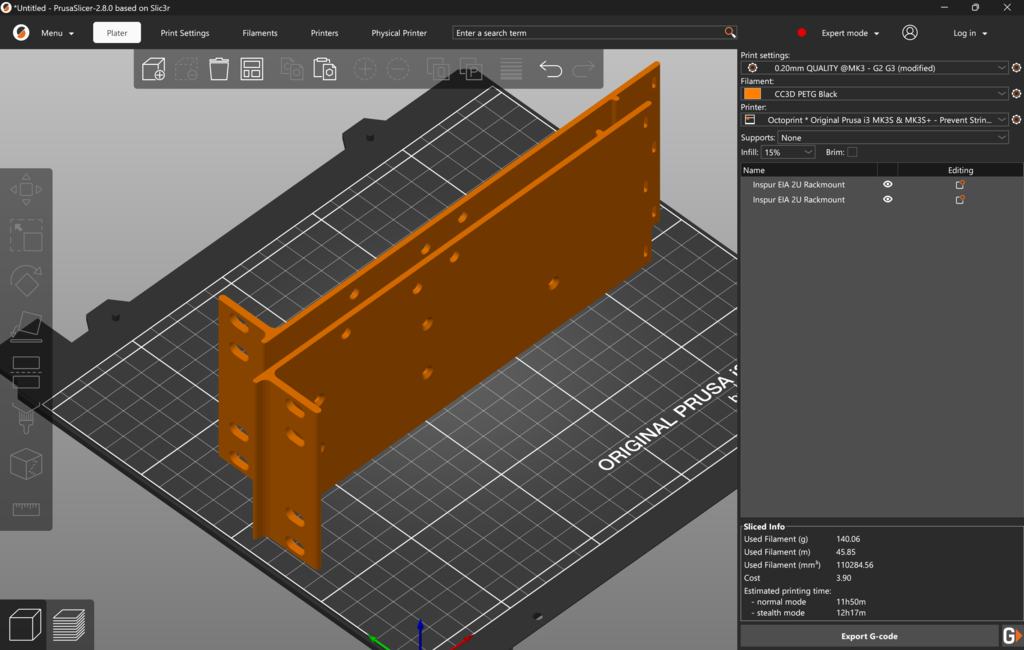 Inspur SA5212M4 HDD Cage Rackmount by Andrew Yong | Download free STL ...